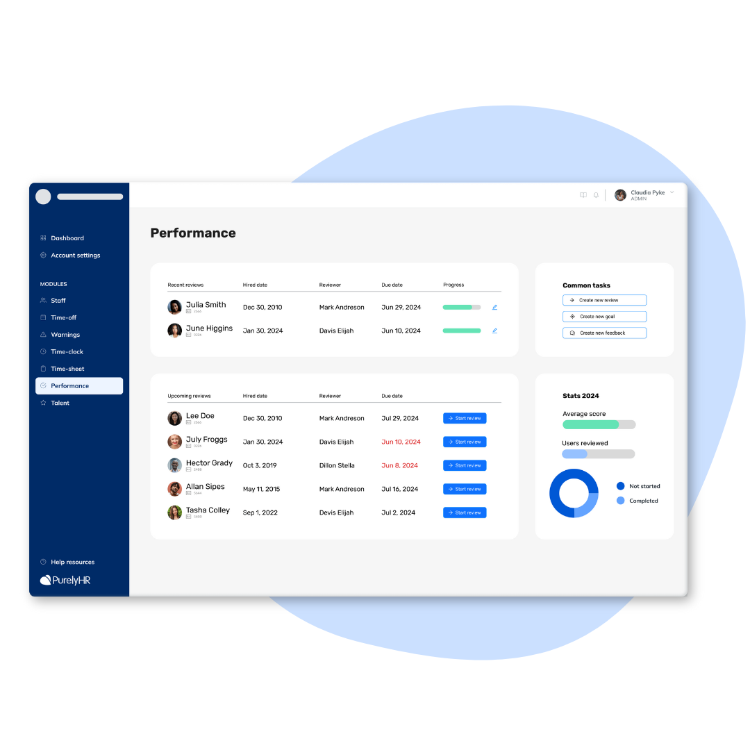 HR software for small businesses | PurelyHR