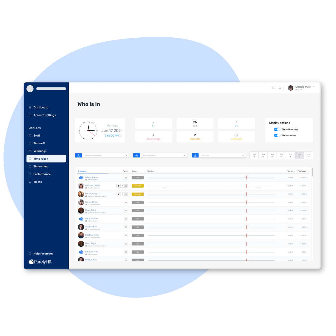 HR software for small businesses | PurelyHR