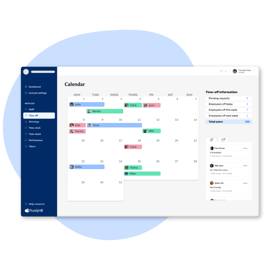 HR software for mid-sized businesses | PurelyHR