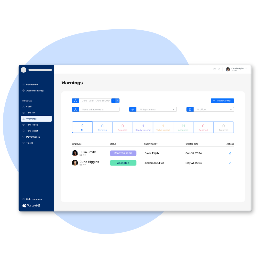 HR software for small businesses | PurelyHR